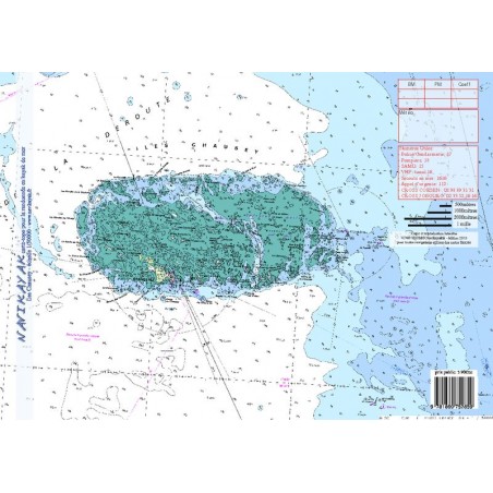 Carte de Iles Chausey